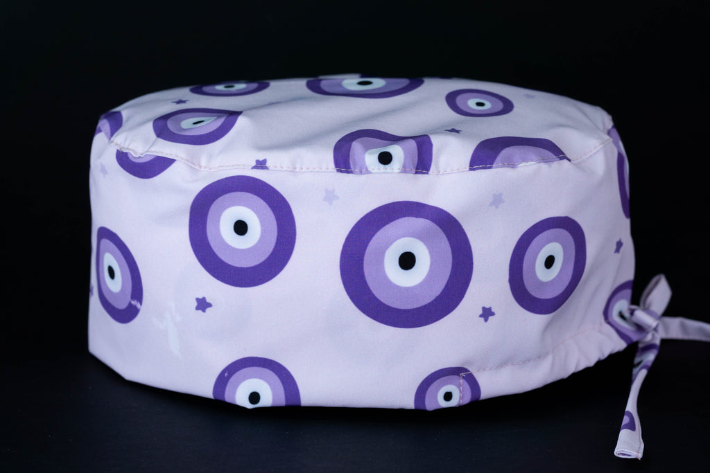 Gorro quirúrgico Ojo turco lila – AREA 61